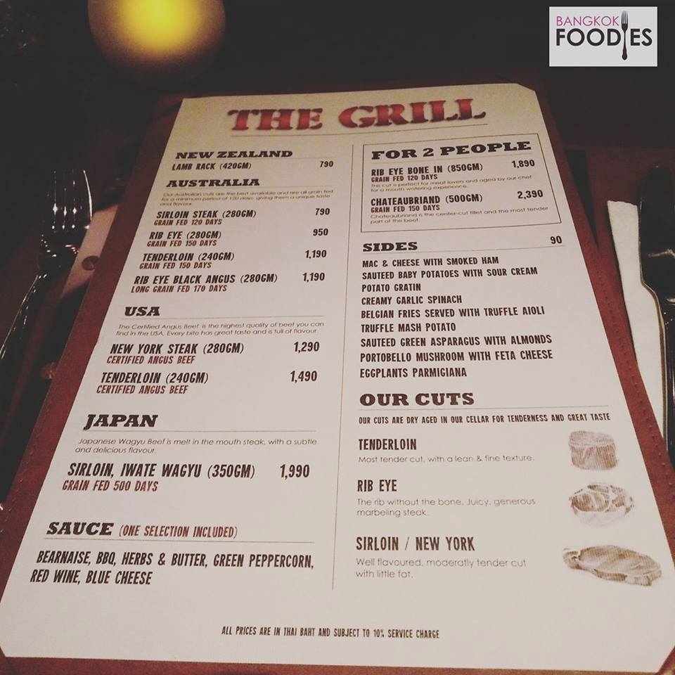 Wine Connection THE GRILL - Bangkok food guide | Bangkok Foodies