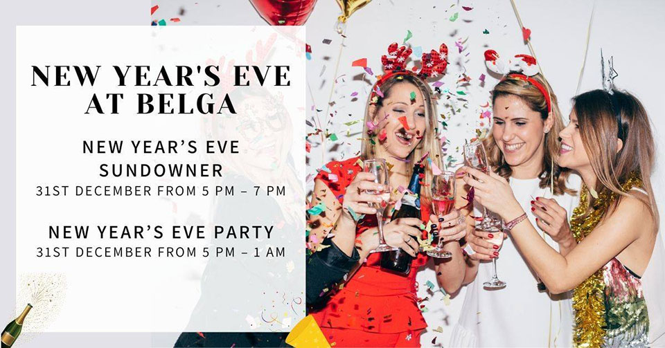 New Year's Eve at Belga BELGA Rooftop Bar & Brasserie - Bangkok food ...