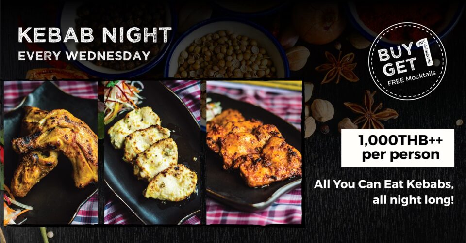 Kebab Night at Charcoal Tandoor Grill & Mixology - Bangkok food guide ...