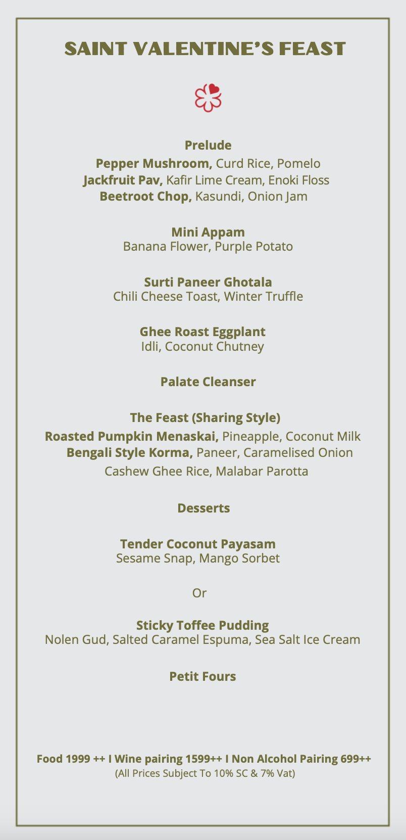Celebrate Romance with JHOL’s Special Valentine’s Menu - Bangkok food ...